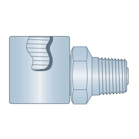 Lincoln Industrial Swivel 1/8 NPT x 1/8 NPT OAL: 1-1/4 L91048 | Zoro
