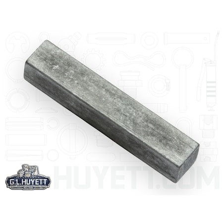 Huyett Oversized Machine Key, Square End, Carbon Steel, Plain, 1 in L ...