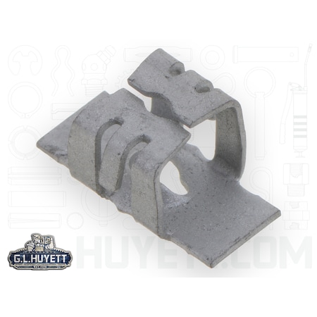 Huyett Spring Nut, M6-1.00, Phosphate Finish EFEN-D98952-M61-4/B | Zoro