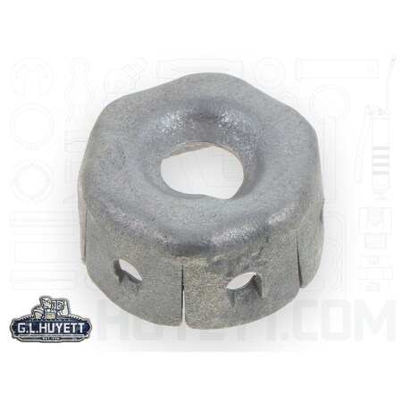A Raymond Tinnerman Lock Nut, #8-32, Zinc Plated, .220 in Ht EFOS ...
