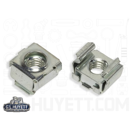 A Raymond Tinnerman Cage Nut, 1/4"-20, Zinc Electroplate Finish EFCN ...