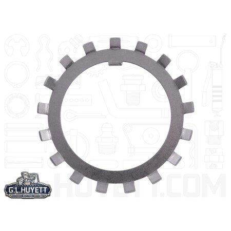 Huyett External Tooth Lock Washer, Carbon Steel, Plain Finish WH-11 | Zoro