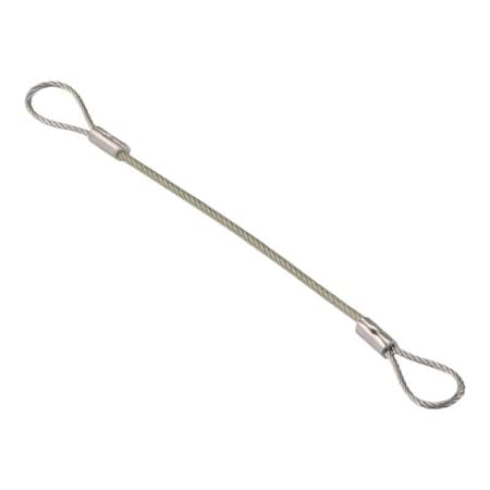 Heritage Industrial 2 Loops Lanyard, 6 in, 1/16 in Pin Dia., Steel ...