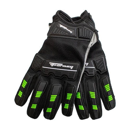 Forney U-Wrist Impact Resistant Utility Work Gloves Menfts L 53043 | Zoro