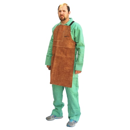Forney Welding Apron, Weld-Rite Bib-Style 57203 | Zoro
