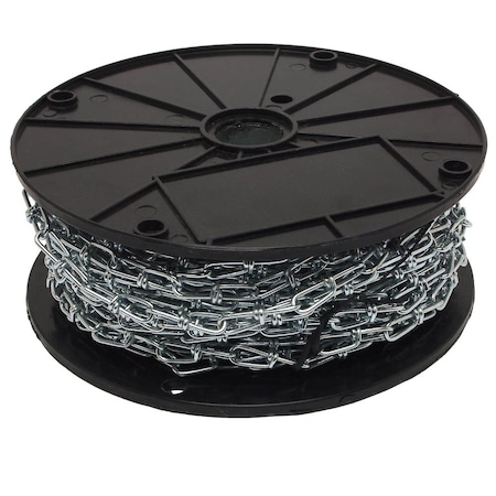 Forney Double Loop Chain, Zinc-Plated, Number 3 x 100ft 70421 | Zoro