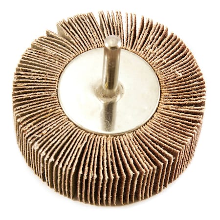 Forney Flap Wheel, Shank Mounted, 3 in x 1 in 71686 | Zoro