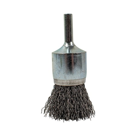 Forney End Brush, Coarse Crimped Wire, 1in x .012in x 1/4in Rounded ...