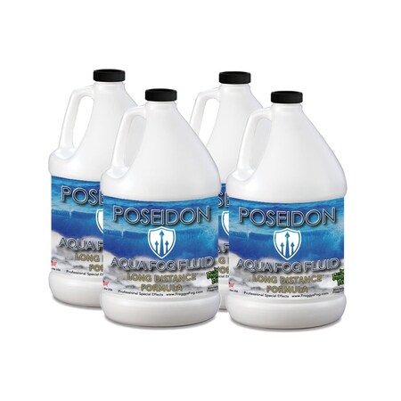 Froggy'S Fog Poseidon Aqua Fog Fluid - Long Distance Formula - 4 Gallon ...