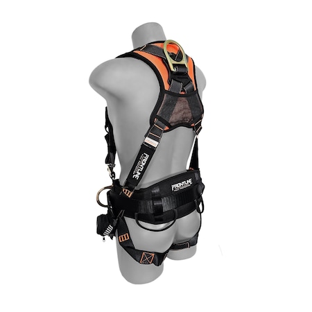 Frontline Combat Construction Full Body Harness with Tongue Buckle Legs ...