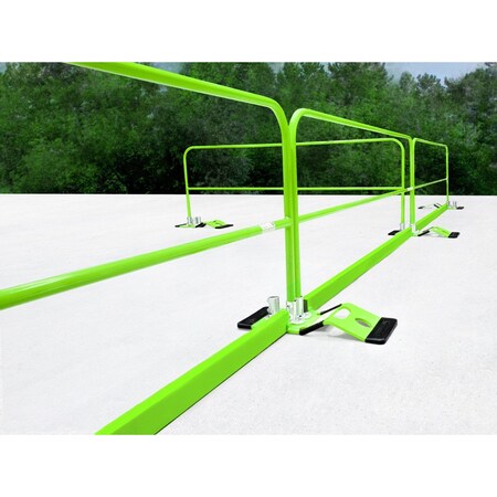 Frontline Guardrail Toe Board, Green, 10 ft GUTO10GRN | Zoro