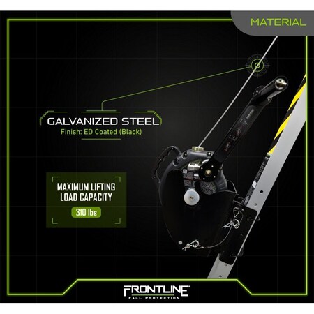 Frontline MEGApod 60' 3-Way Self Retractable Lifeline with Retrieval ...