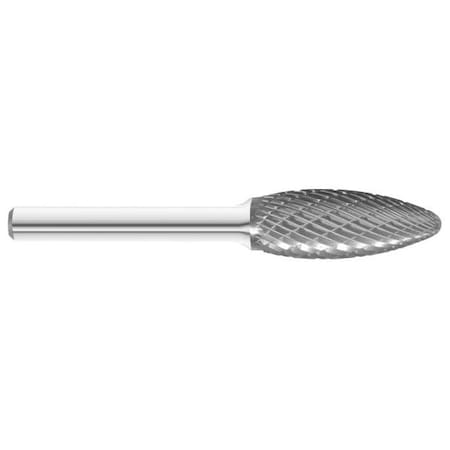 Fullerton Tool Carbide Burr Rotary Files Burrs, RH Spiral, 1/2 49273 | Zoro
