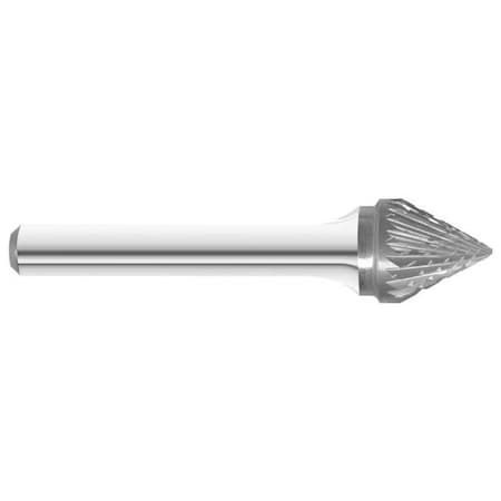 Fullerton Tool Carbide Burr Rotary Files Burrs, Straight, 1/2 51024 | Zoro