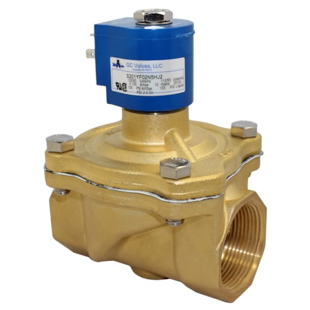 Gc Valves Solenoid Valve, 2-Way, 1 in Pipe Size, 24V DC, Diaphragm ...