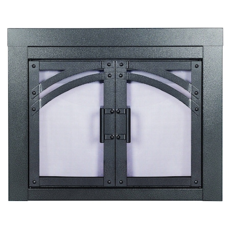 Fireplace Glass Doors Axel Medium Glass door AX-1301 | Zoro
