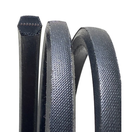 Bestorq Double Side V Belt, 125 in Outside Length, 21/32 in Top Width ...