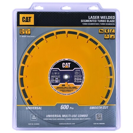 Caterpillar 600 Pro Universal Multi Material Laser Welded Diamond Blade ...