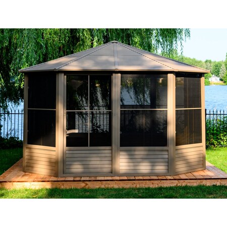 Gazebo Penguin Florence Solarium 12x12 Metal Roof 41212MR-12 | Zoro