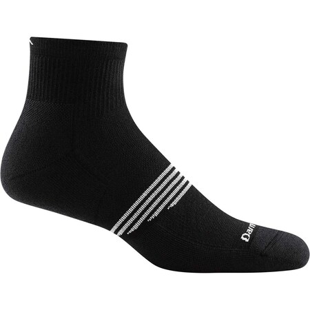 Darn Tough Element 1/4 Sock Lightweight with Cushion Black M 1102 | Zoro