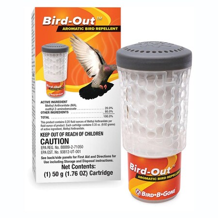 Bird-B-Gone Bird-Out Aromatic Bird Repellent Refill Cartridge ...