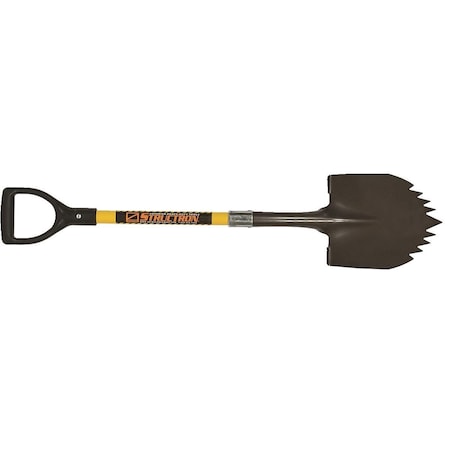 Structron Sawtooth Shovel W/ D-handle 49631 | Zoro