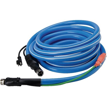 Pirit Heated Hose, Pvc, Blue/White Stripe, 25 Ft. 00008 PWL-03-25 | Zoro