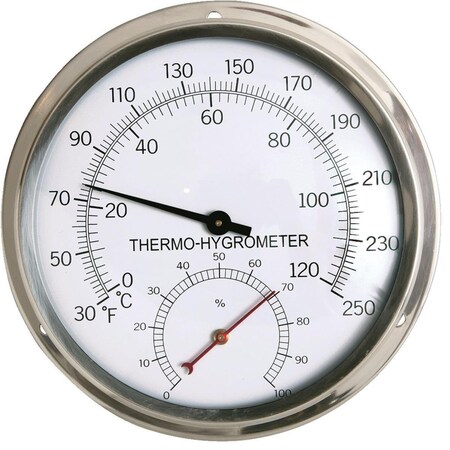 General Tools Indoor Analog Hygrometer, 30 To 250 F 61006 10-A F ...