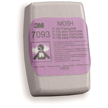 3M 3M Particulate/HEPA P100 Filters, 12 per Box 3M 7093 | Zoro