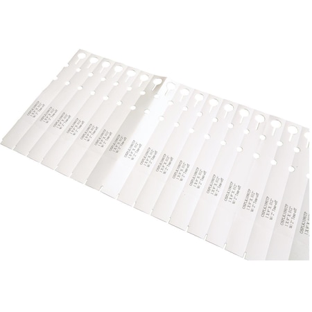 Orora Visual Tx Polypropylene, 4 Dia., White, 1000 PK 3UTV4 | Zoro