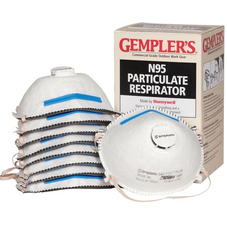 Gemplers Gemplers N95 Particulate Respirator, Box of 10 8UNA2-A | Zoro