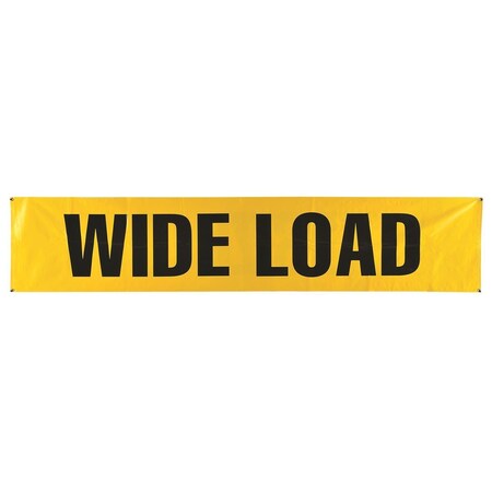 Safety Flag Co "Wide Load / Oversize Load" Reversible Banner 8704-4 ...