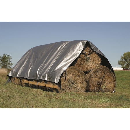 Mauritzon Heavy Duty Tarp, 8.8, Silver/Black HT-127667 | Zoro