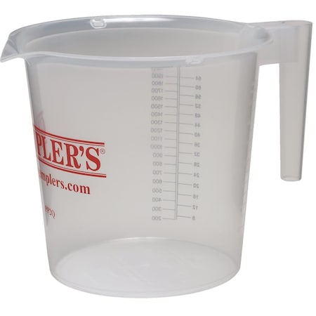 Gemplers Polypropylene Measuring and Calibration Pitchers 2 QT MaC ...
