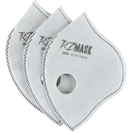 Rz Industries RZ Masks F3 HEPA with Active Carbon Filter, 3 pack 43620 ...
