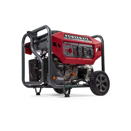 POWERMATE 6,000 W Portable Generator, 8 Gal Gasoline/Liquid Propane ...