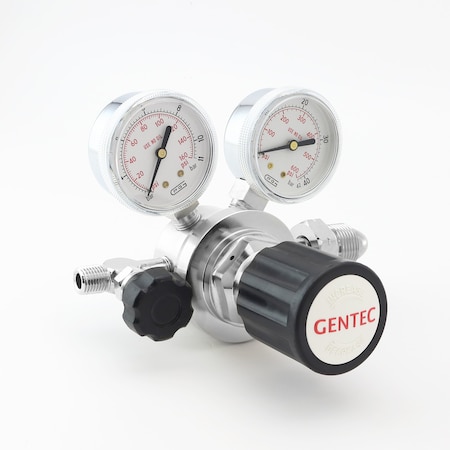 Gentec HP SS Low Flow Regulator, CGA 330 , Inlet 0 to 15 PSI, Needle ...