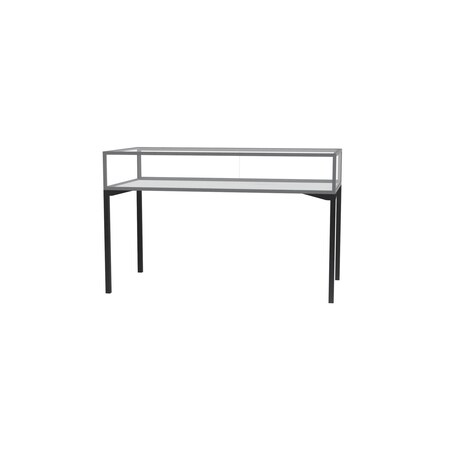 Ghent Table Top Display Case with Sliding Door 60x10x30, Satin 3160SD ...