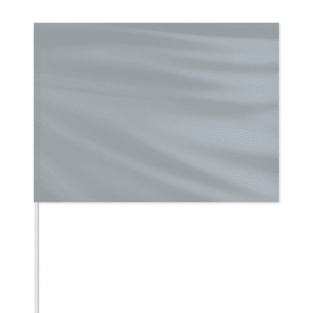 Global Flags Unlimited Solid Color Field Flag - Gray 205602 | Zoro