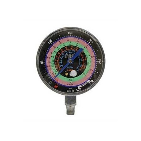 Cps Products Cps Low-Pressure Gauge, R-134A/R-22/R-404A/R-410A, 1% ...