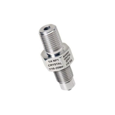 Crystal Pressure Ametek Crystal Male To Male Cpf To Npt MPM-1/4MPT | Zoro