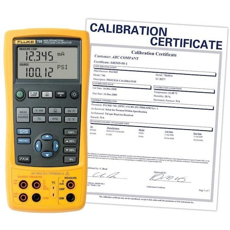 Fluke Fluke Multifunction Process Calibrator, 725US-NIST | Zoro