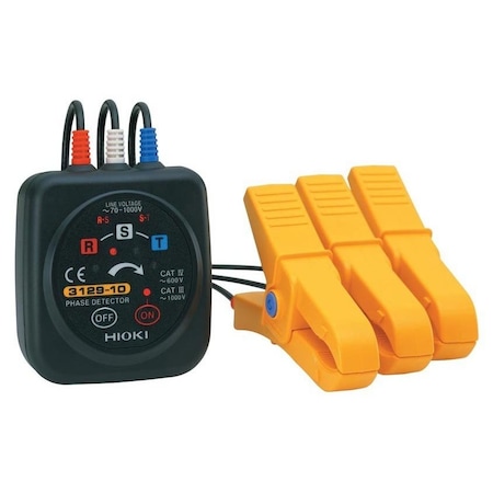 Hioki Non Contact Phase Rotation Meter, Large Jaws PD3129-10 | Zoro