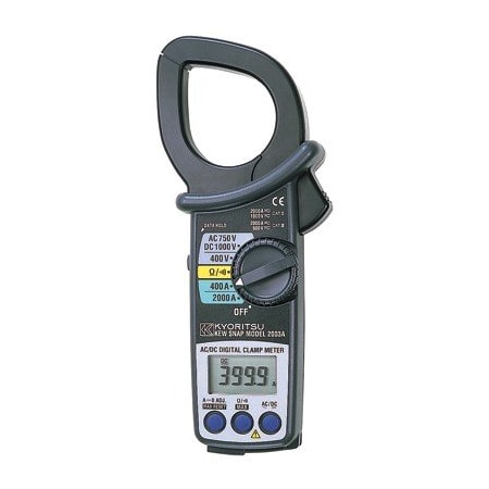 Kyoritsu Electrical Instruments Kyoritsu Clamp Meter, 2000A/1000V 2003A ...