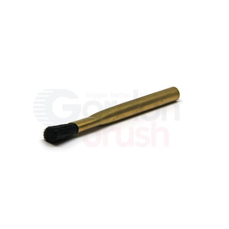 Gordon Brush 3/4" Trim Nylon Bristle, Applicator Brush, Brass Handle ...