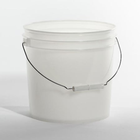 Pipeline Packaging Open Head Pail, HDPE, Natural, 2 gal. 01-05-048 ...