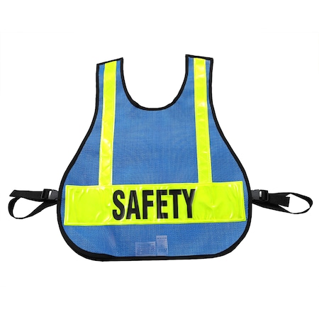 R&B Fabrications Safety Vest Safety, Royal Blue 003RB-SAF | Zoro