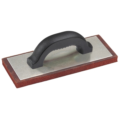 Kraft Tool Jumbo Red Rubber Float, 12" x 5" x 3/4 PL310P | Zoro