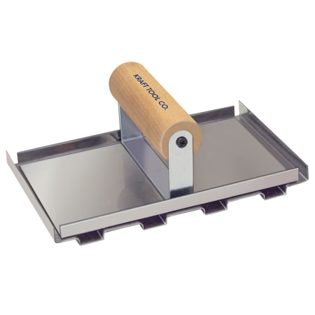 Kraft Tool Texas Curb Ramp Groover, 8"x10-3/8 CF095 | Zoro
