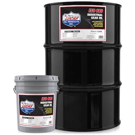 Lucas Oil Industrial Gear Oil Iso 680/1x1/55 galo 10496 | Zoro
